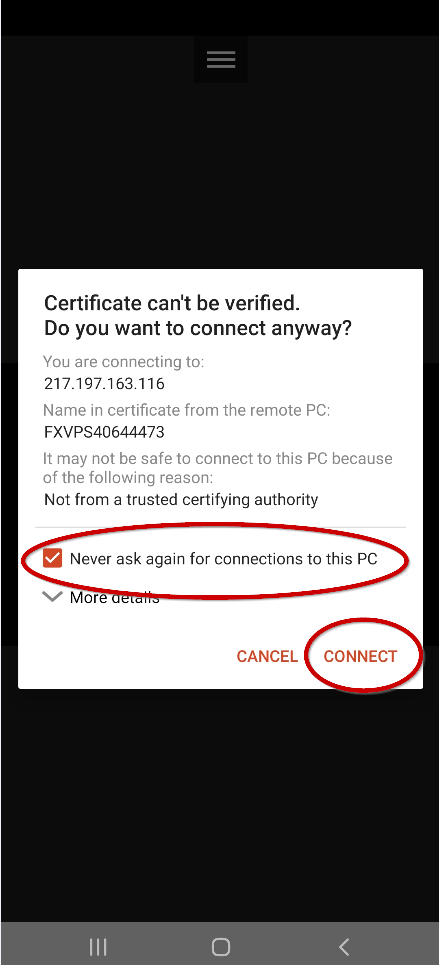 How to Connect to Your VPS from your Android Device - ForexVPS